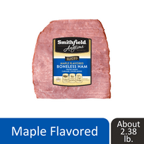 Marketside Bone-in Spiral Cut Brown Sugar Double Glazed Ham, Pork, 8 ...