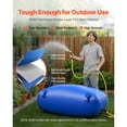 CAFORKP 87.2 Gallon Blue Wear Resistant Collapsible Water Storage Bag ...