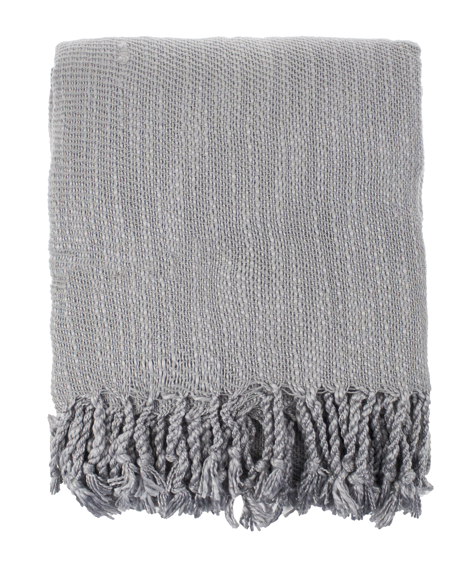 Fennco Styles Woven Classic Chunky Yarn Fringe Throw Blanket - Walmart.com