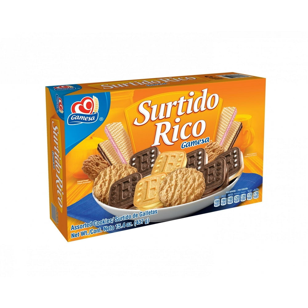 Gamesa Surtido Rico Assorted Cookies, 15.4 oz - Walmart.com - Walmart.com