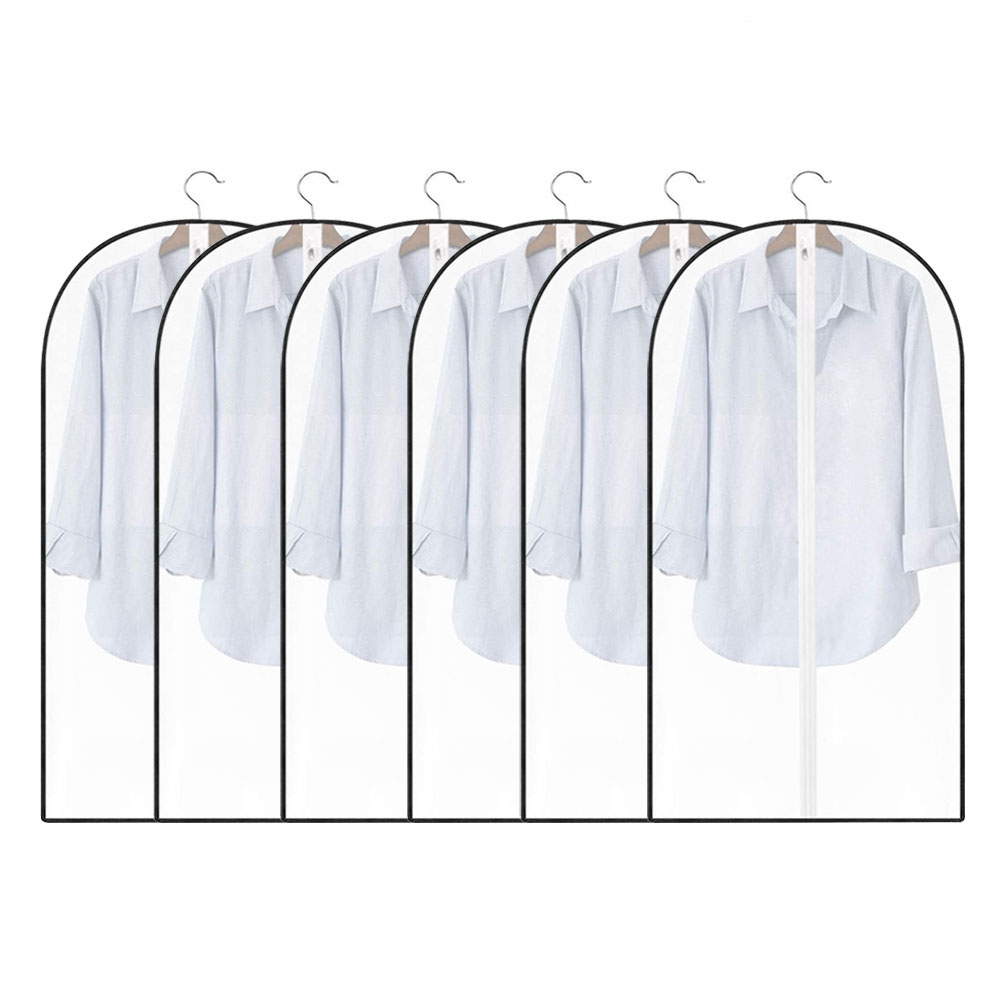 Funda para Ropa Vhermosa 6 Piezas 60x100cm Plástico Transparente ...