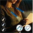 2 Pack Neck Book Lights, 3 Colors & 3 Brightness Levels, Flexible 380 ...