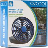 O2 COOL FD05003 BL TLT DRCTN AIRFL PRTBL FAN BOX - Walmart.com