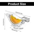 2Pcs Manual Lemon Slice Squeezer Lemon Juicer, Plastic Portable Fruit ...