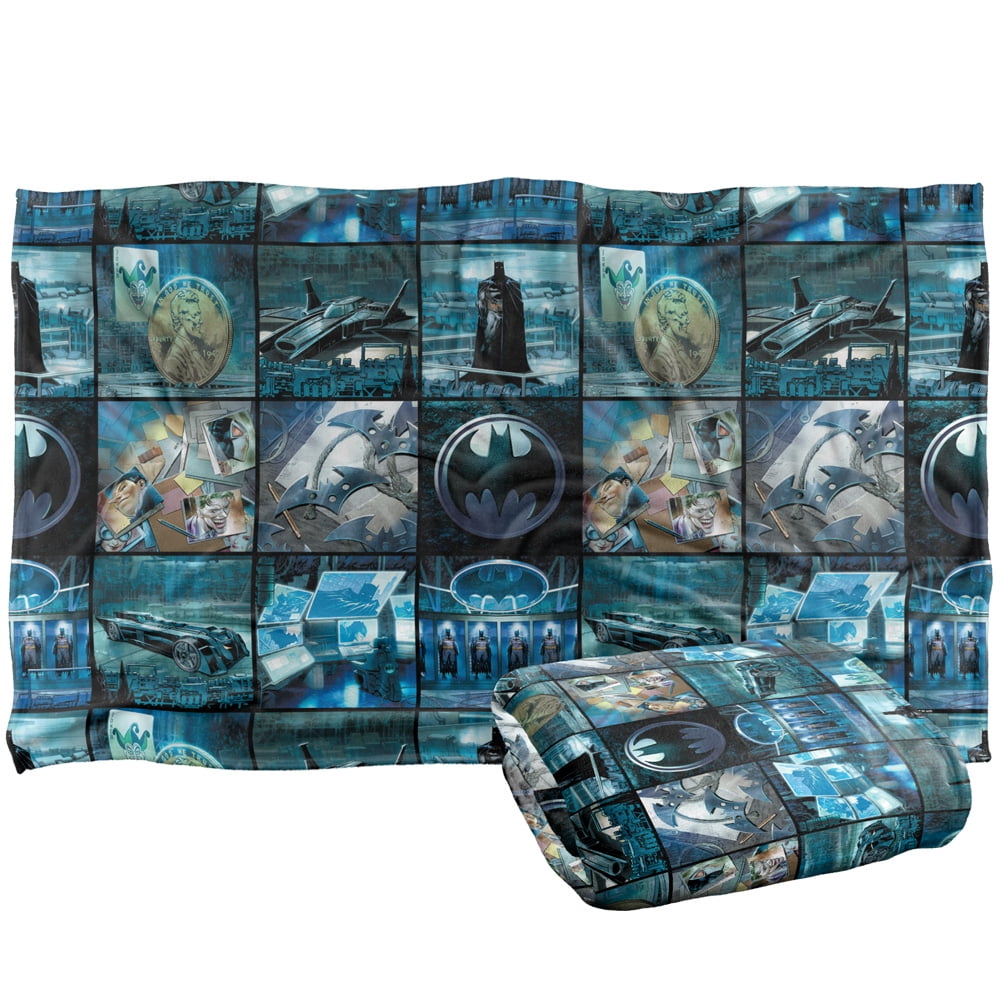 Batman Blanket, 36x58, Batman Batcave Tiles Silky Touch Super Soft ...