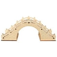 Wooden Ramp Bridge Toy Car Ramp Diy Graffiti Wooden Arch Bridge ...