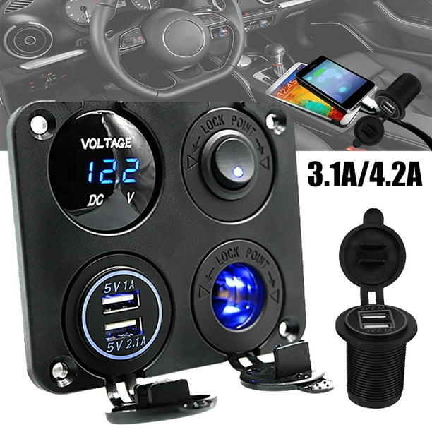 Cigarette Lighter Voltmeter