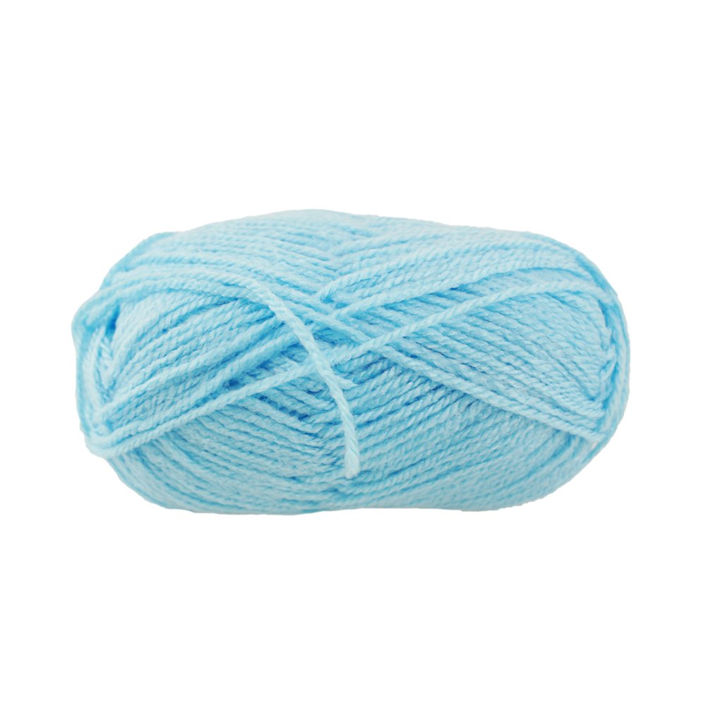 Solid Colored Acrylic Yarn Bundle, 115-Yard, Baby Blue - Walmart.com ...