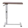 Btidfty Foldable Overbed Table with Wheels 27.56-37.4in Adjustable ...