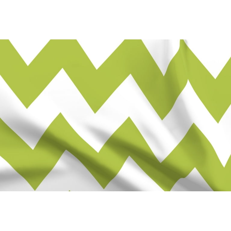 Lime Green Chevron Design