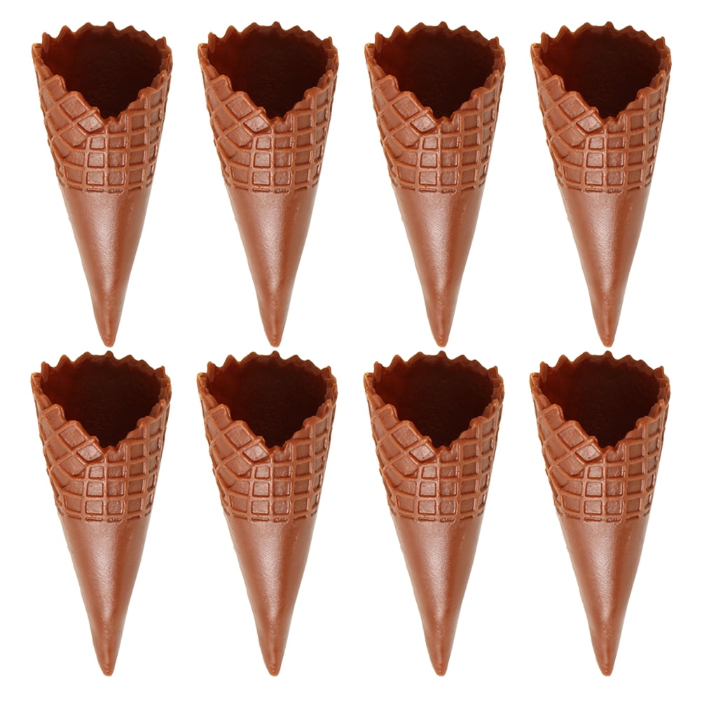 8 Uds. Cono de helado vacío modelo Mini cono de helado conos de helado ...