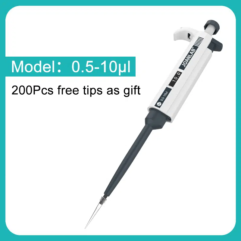JOANLAB Laboratory Pipette Plastic Single Channel Digital Adjustable ...