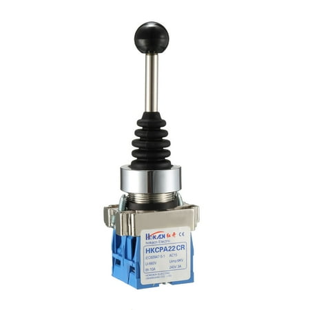 2 Directions Momentary Monolever Joystick Switch AC 240V 3A Blue ...