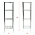 Apollo Hardware 4-Shelf 48'' H x 15'' W Shelving Unit - Walmart.com
