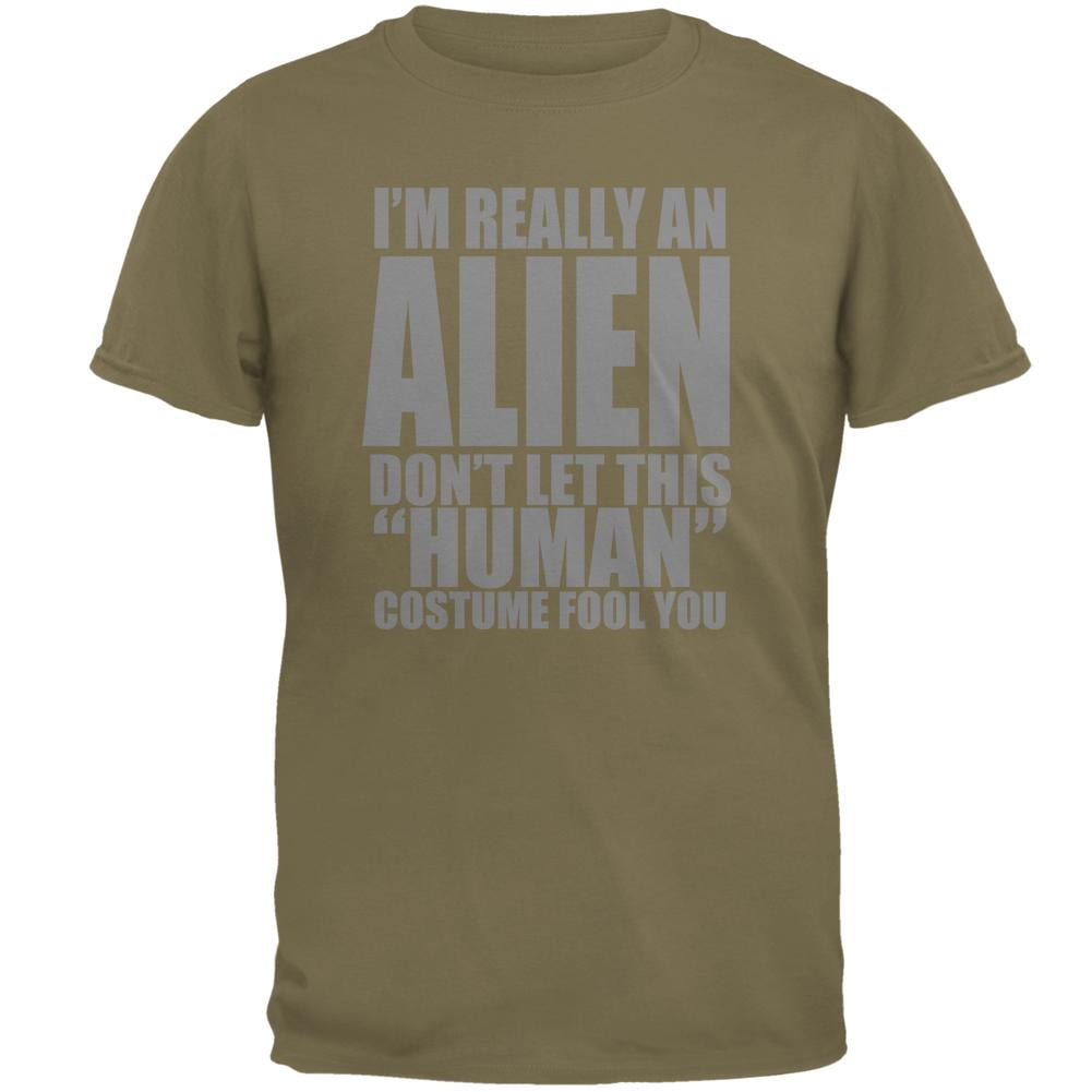 Human Alien Costume Mens T Shirt Prairie Dust SM - Walmart.com