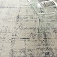 Nourison Rustic Textures Abstract Ivory/Blue 7'10" x 10'6" Area Rug ...