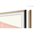 "SAMSUNG 65"" Class The Frame Customizable Bezel Modern Teak VG ...