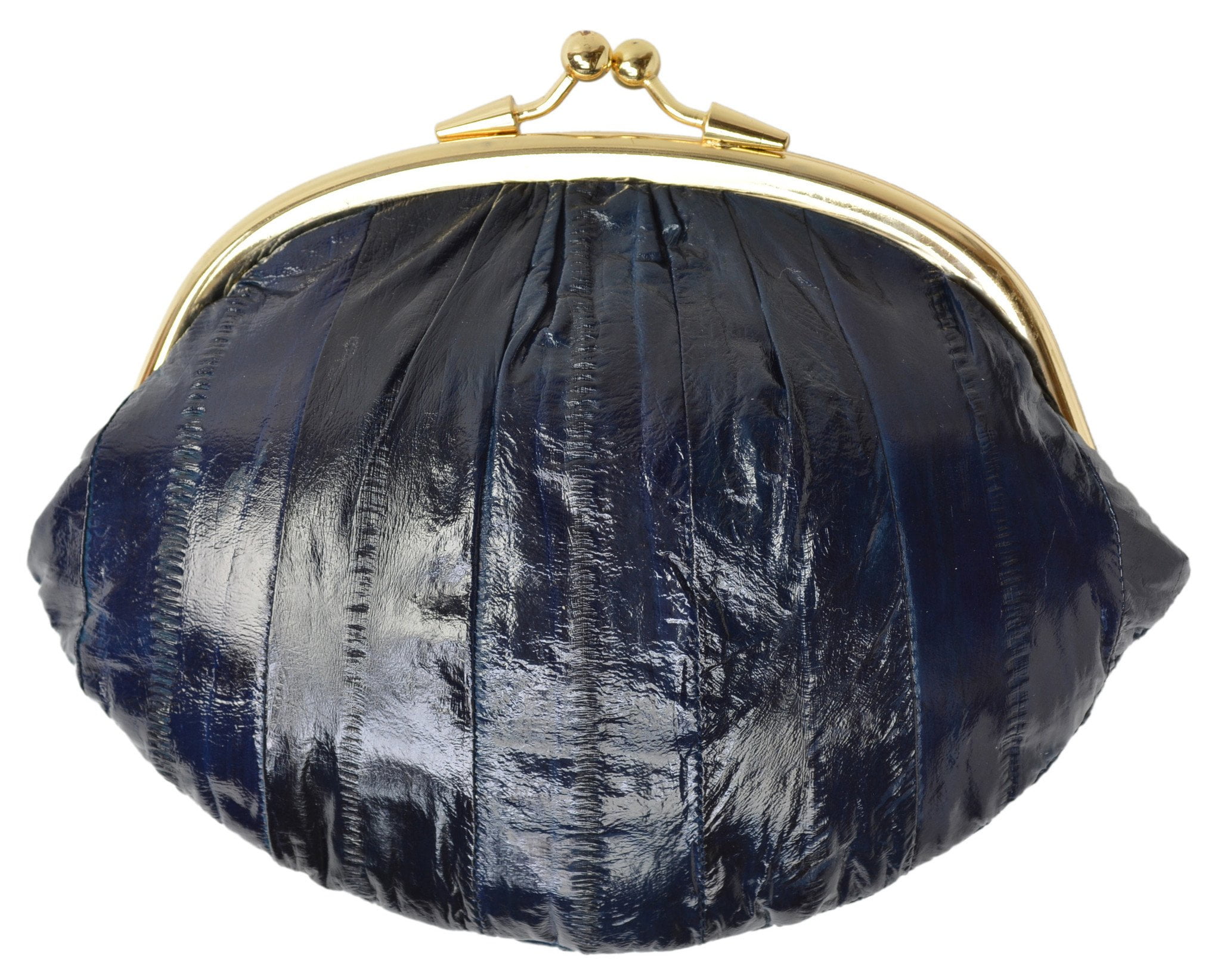 Eel Skin Large Double Coin Purse Change Wallet E 10 BIG - Walmart.com