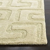 SAFAVIEH Soho Benson Geometric Wool Area Rug, Green, 2' x 3' - Walmart.com