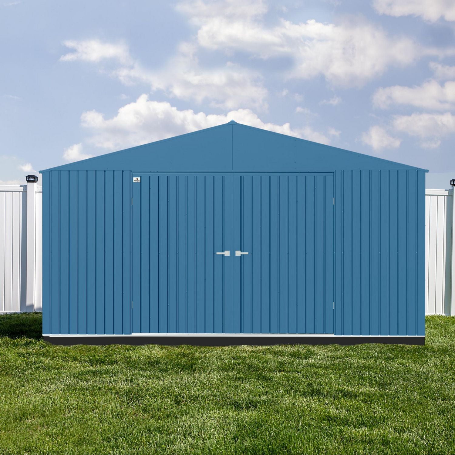 Click here for Arrow Elite Steel Storage Shed  14x14  Blue Grey 1... prices