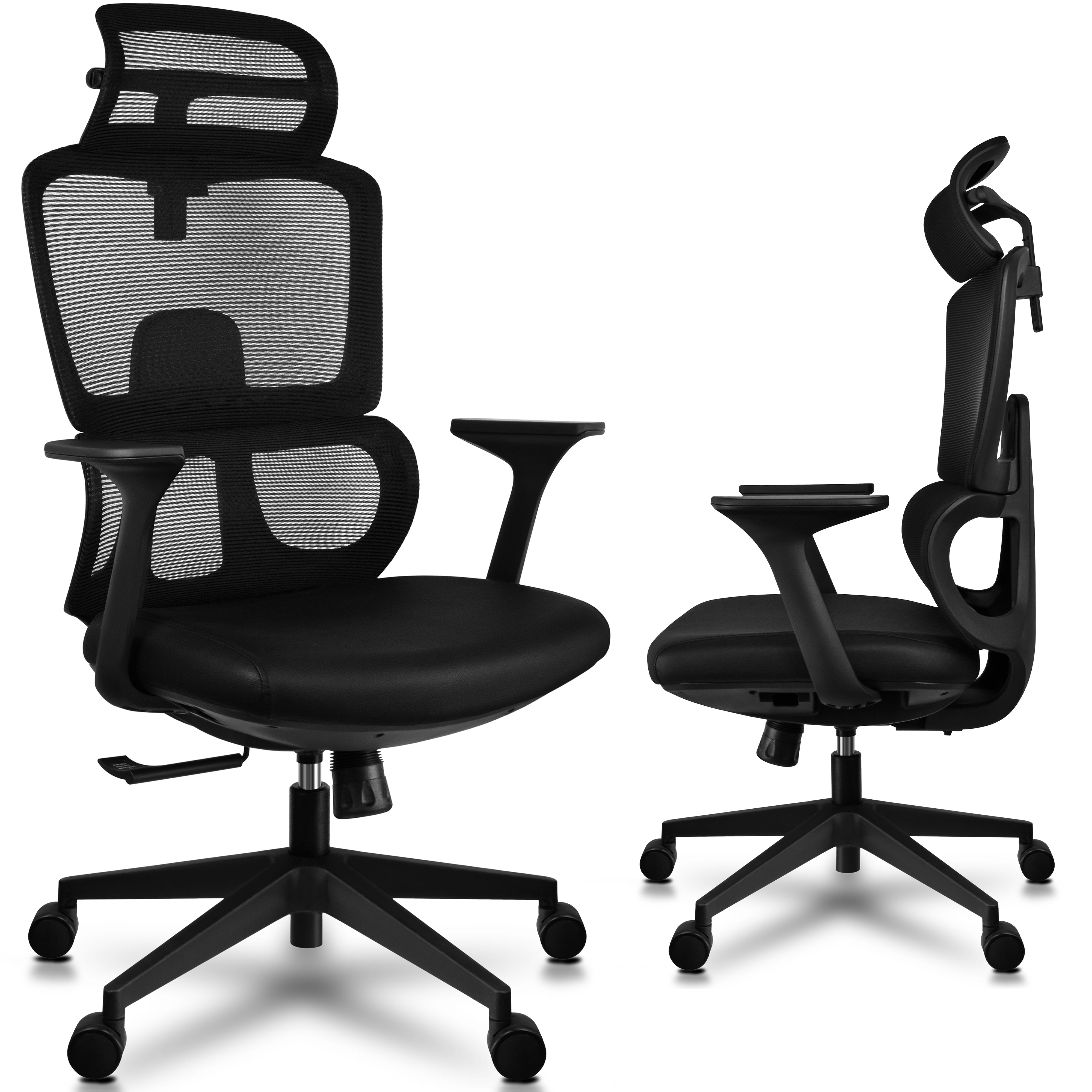 Homelala Ergonomic Office Chair With Lumbar Support, Adjustable ...