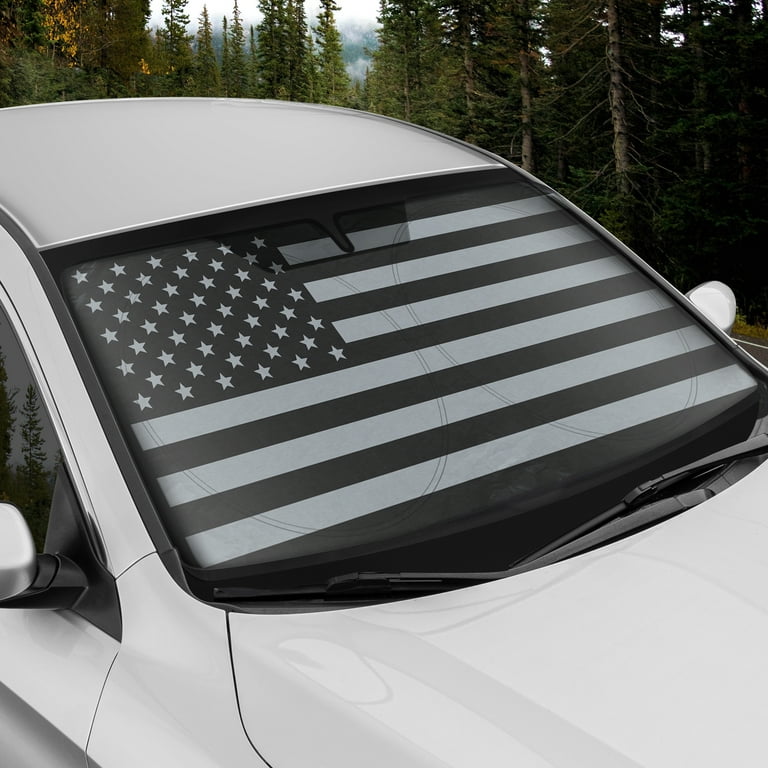 American Flag For Truck Window Visor Bdk Usa Patriotic American Flag