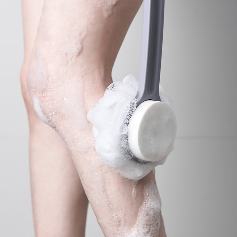 Click here for Unbranded Gray Dual-Sided Long-Handle Bath Brush W... prices