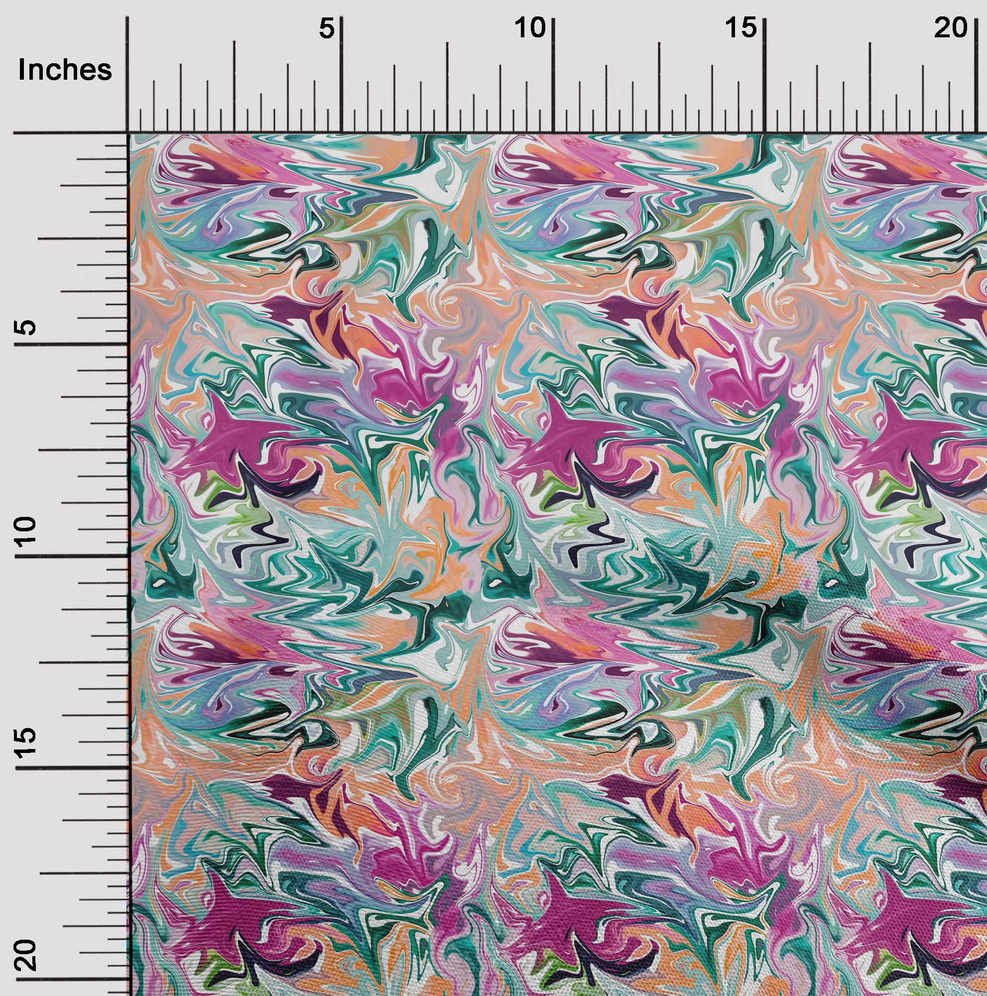 oneOone Cotton Poplin Dark Peach Fabric Abstract Texture Sewing ...