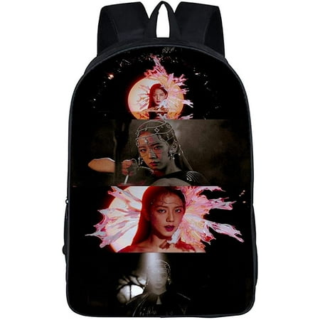 Korean KPOP JENNIE Backpack Daypack Laptop Bag School Bag Mochila ...