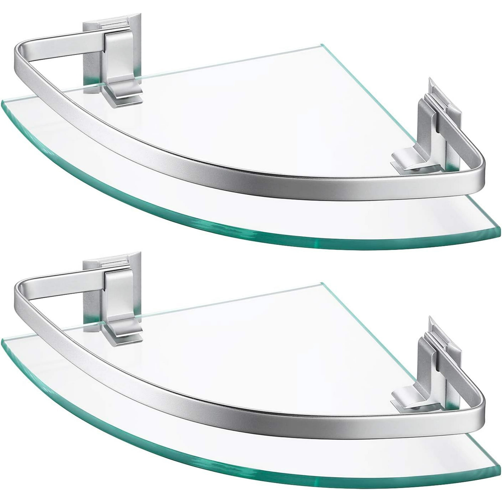 Click here for Ershilou Kes Glass Corner Shelf  Bathroom Corner S... prices