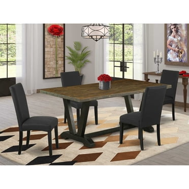 Venetian Worldwide Eaton I 5-Piece Dining Set, Espresso - Walmart.com
