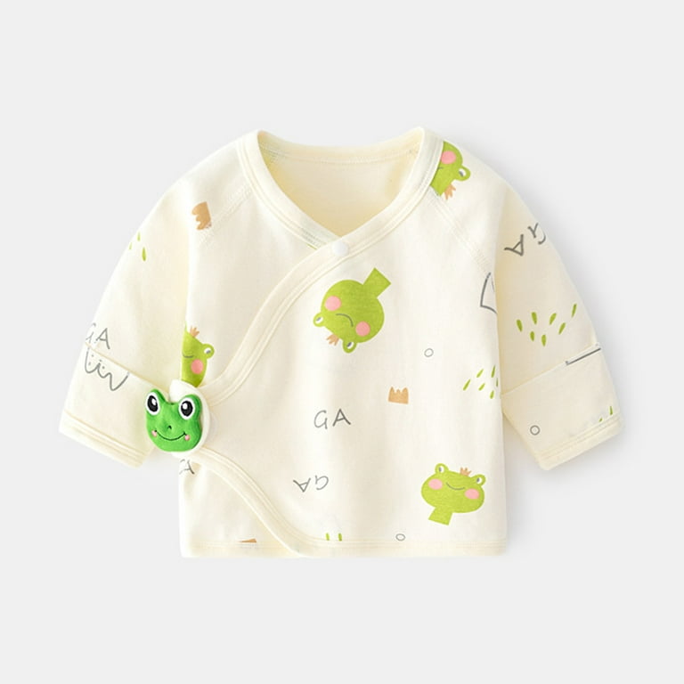Newborn Side Snap Shirts Buy Baby Set Of 4 Long Sleeve Side Snap
