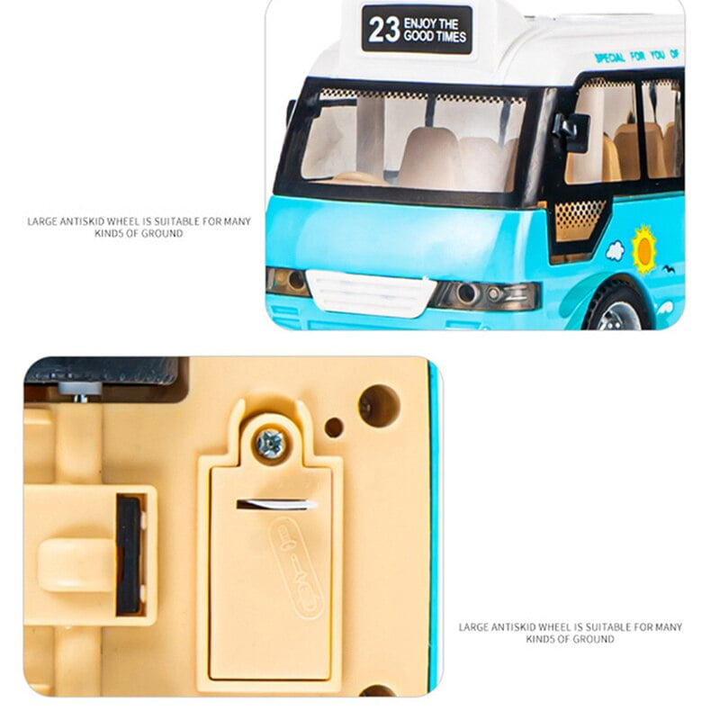 Bus Model with Light & Openable Door Musical Simulation Vehicle Model ...