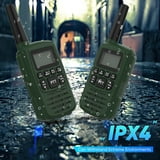Ozark Trail Two way Walkie Talkie, IPX4, 22 Channel, Green - Walmart.com
