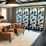 Frosted Glass Window Film Privacy Film Stained Glass Decals for ...