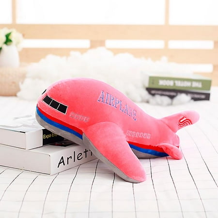 Cartoon Lifelike Rocket Airplane Plush Toy Stuffed Simulation Tra-60cm ...