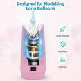 SUWU Electric Balloon Pump, Portable Air Blower with Nozzles, Inflates ...
