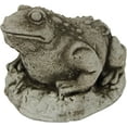 Toad Garden Statues Cement Frog Sculptures Cast Stone Frogs Figurines ...
