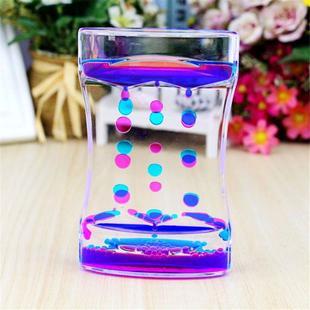 Gerk Water Motion Liquid Bubble Timer, Calming Sensory Fidget And ...