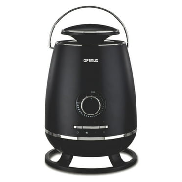 Optimus Retro Design Oscillating Fan Heater, Red - Walmart.com