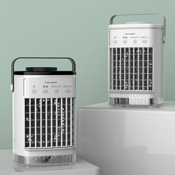 Peggybuy Desk Misting Fan 4 Speed Desktop Air Cooler Timer for Room ...