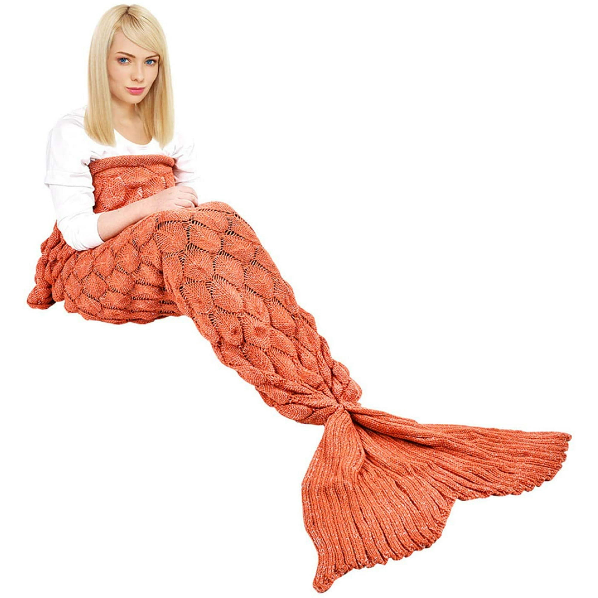 Click here for Bamaia Mermaid Tail Blanket  All Seasons Warm Knit... prices