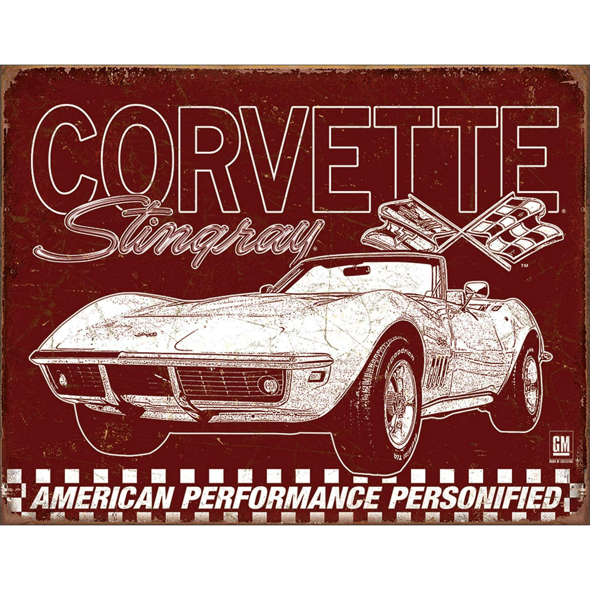 Click here for Desperate Enterprises Corvette - 69 Stingray Tin S... prices