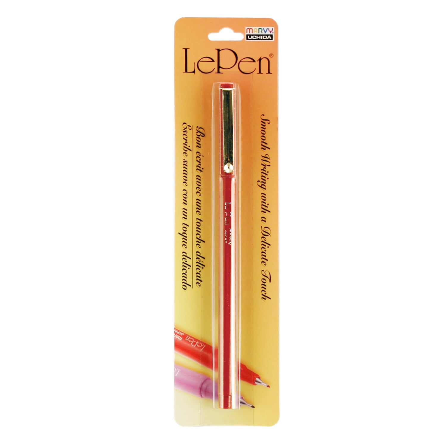 Le Pen Colored Writing Pen Burgundy - Walmart.com