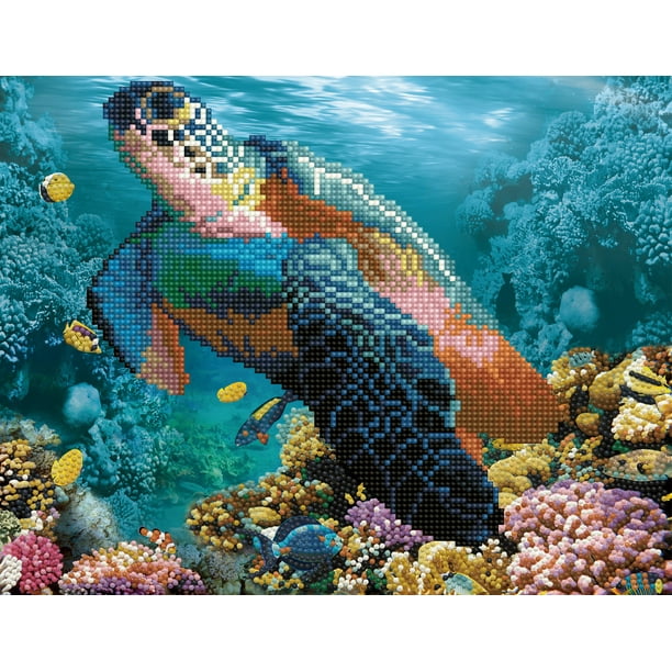 DIAMOND DOTZ® Coral Garden Special Edition Diamond Painting Kit ...