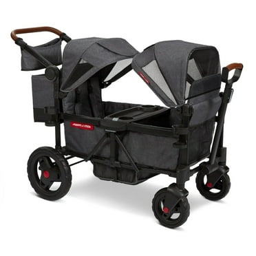 WONDERFOLD W4 4 Seater Multi-Function Quad Stroller Wagon with ...
