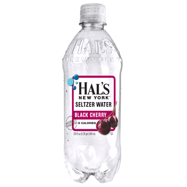 Splash Fizz, Black Cherry Flavor Sparkling Water Beverage, 20 Fl Oz Plastic Bottles (12 Count ...