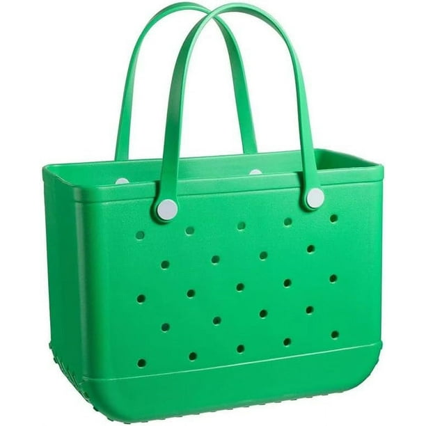 Veeki Rubber Tote Bag Large Beach Bag Outdoor Tote Bag Portable Travel ...