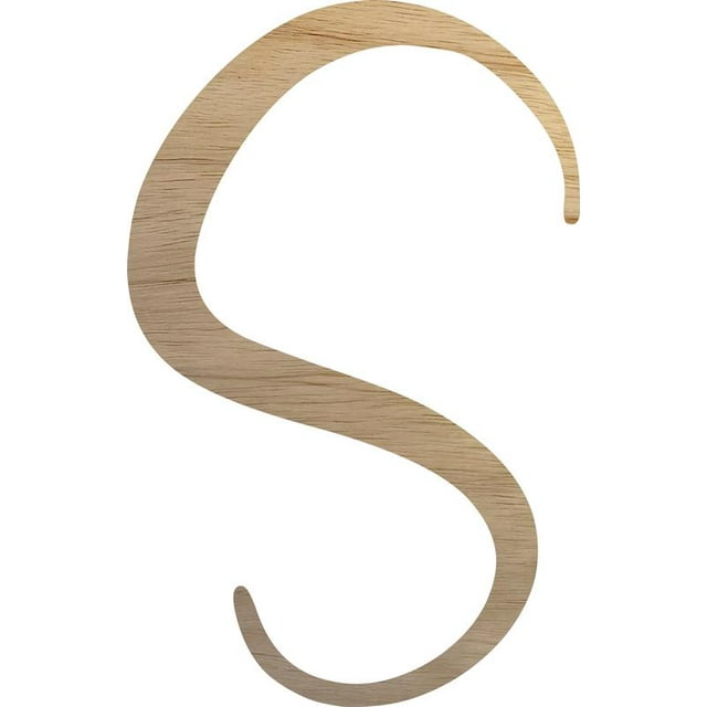 Paintable Christmas Wood Letter S, Wooden Alphabet Letter 20'' Tall ...