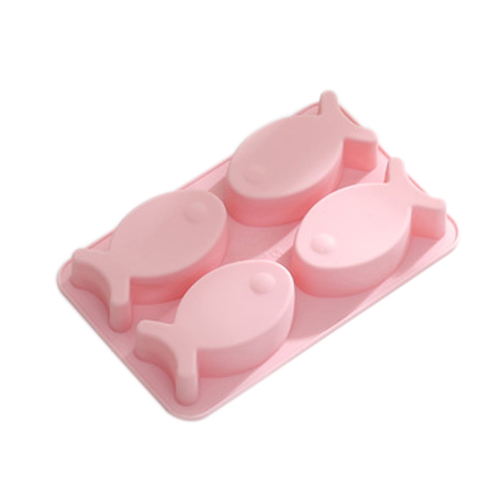 Click here for Etereauty 4 Grids Fish Ice Cube Tray Food Grade Si... prices